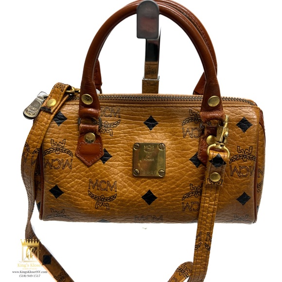 MCM | Bags | Mcm Mini Boston Two Way Bag | Poshmark